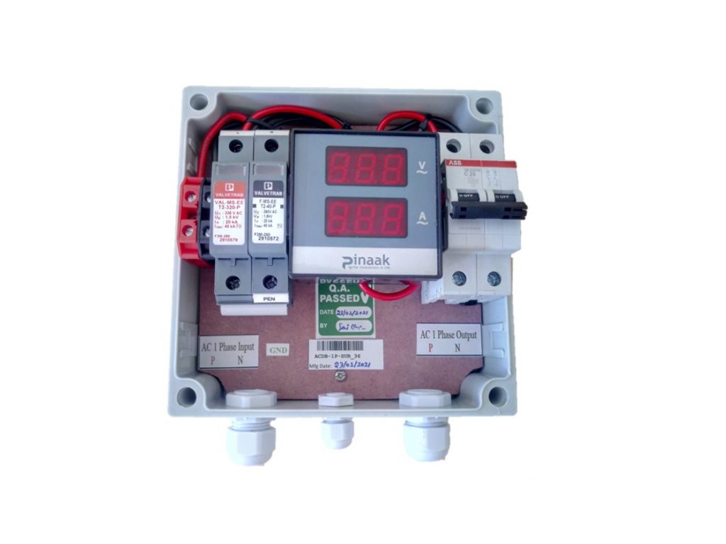 SuRCLe Solar ACDB 1P 7kVA with Volts, Amps display – SuRCLe Solar ...