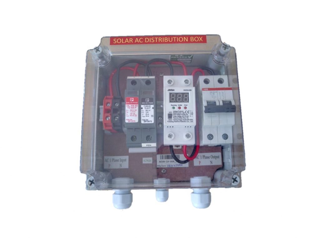 SuRCLe Solar ACDB 1P 4kVA with over, under protection for Offgrid ...