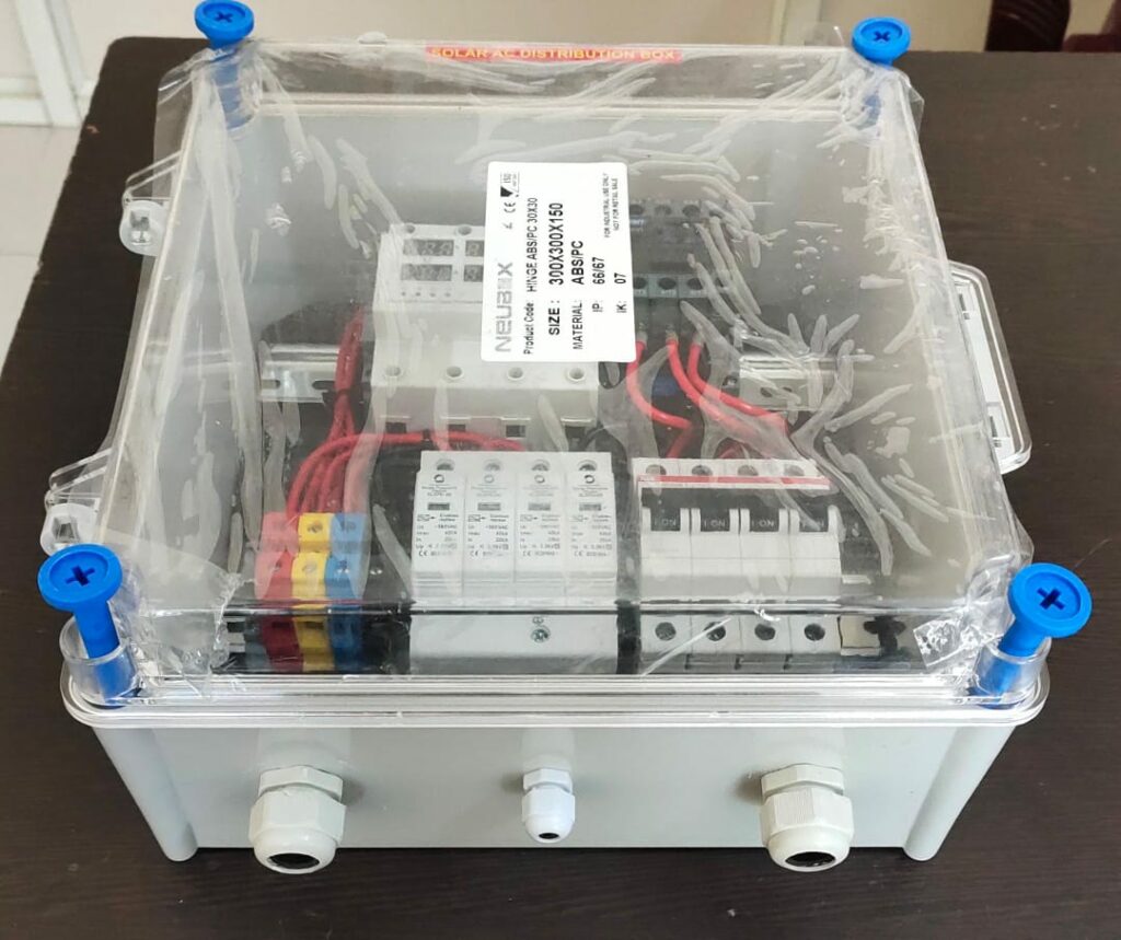 SuRCLe Solar 3P ACDB 12kVA with VA Display, over, under, Zero Voltage Protection – SuRCLe Solar ...