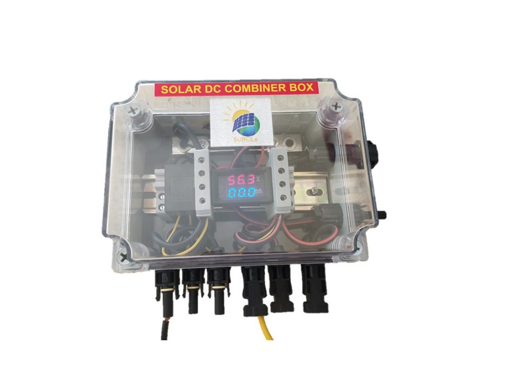 Solar 3 Panels DC Combiner Box with Display – SuRCLe Solar Components