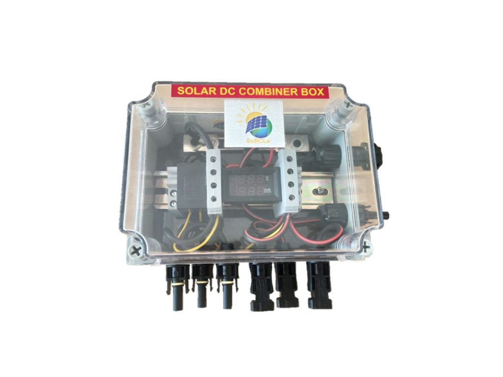 Solar 3 Panels DC Combiner Box with Display – SuRCLe Solar Components