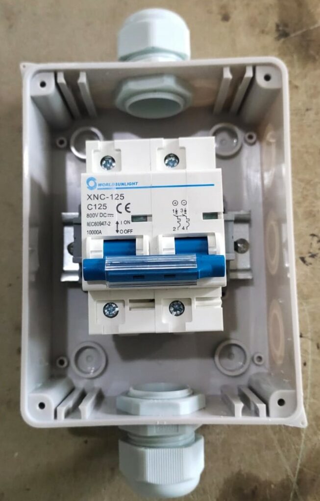 Battery MCB box - SuRCLe Solar Components