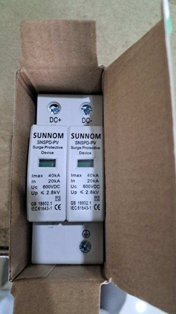 SUNNOM 600V 2P DC SPD – SuRCLe Solar Components
