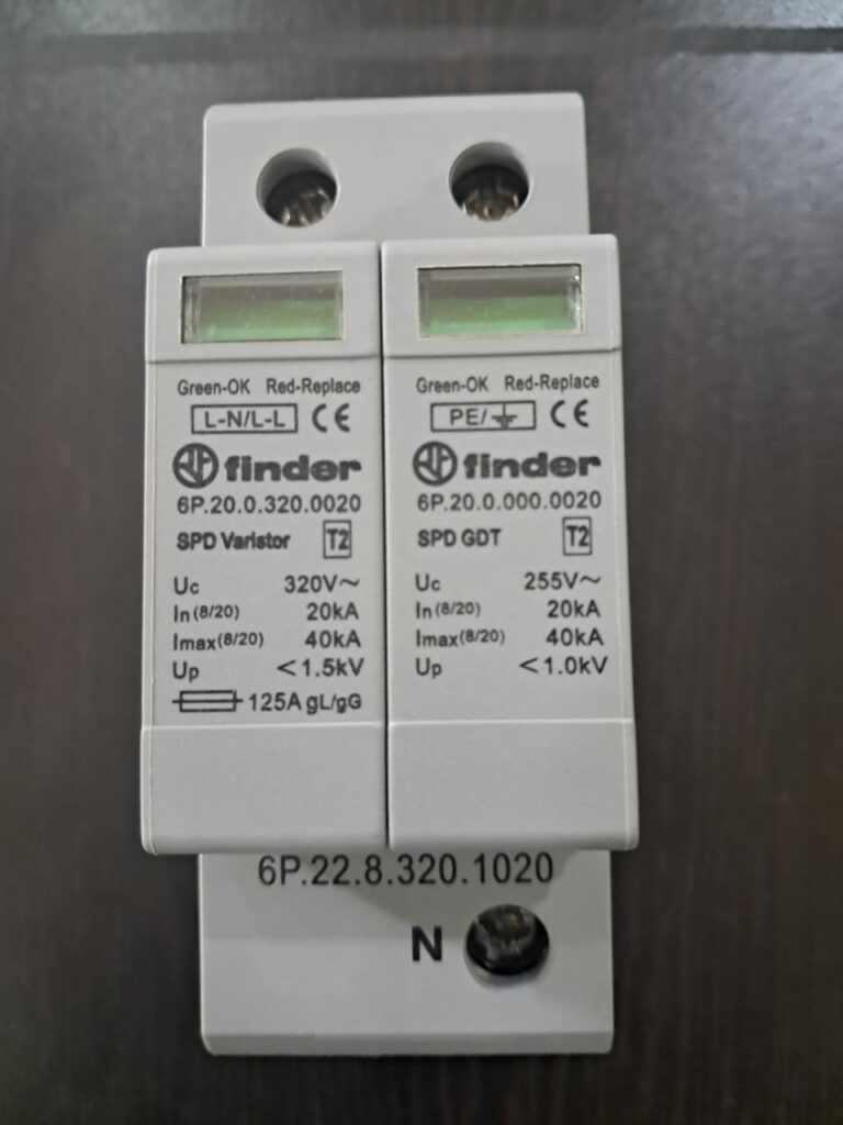 Finder AC Single Phase 2P SPD – SuRCLe Solar Components