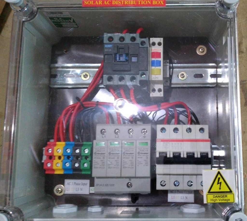 SuRCLe Solar 3P ACDB 25kVA with No Voltage Protection Relay – SuRCLe ...