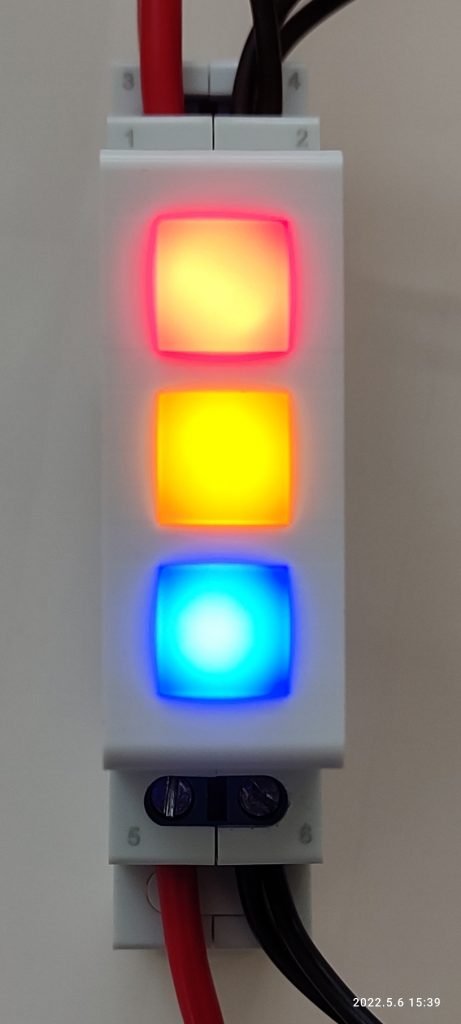 RYB Three Phase Indicator Light – SuRCLe Solar Components