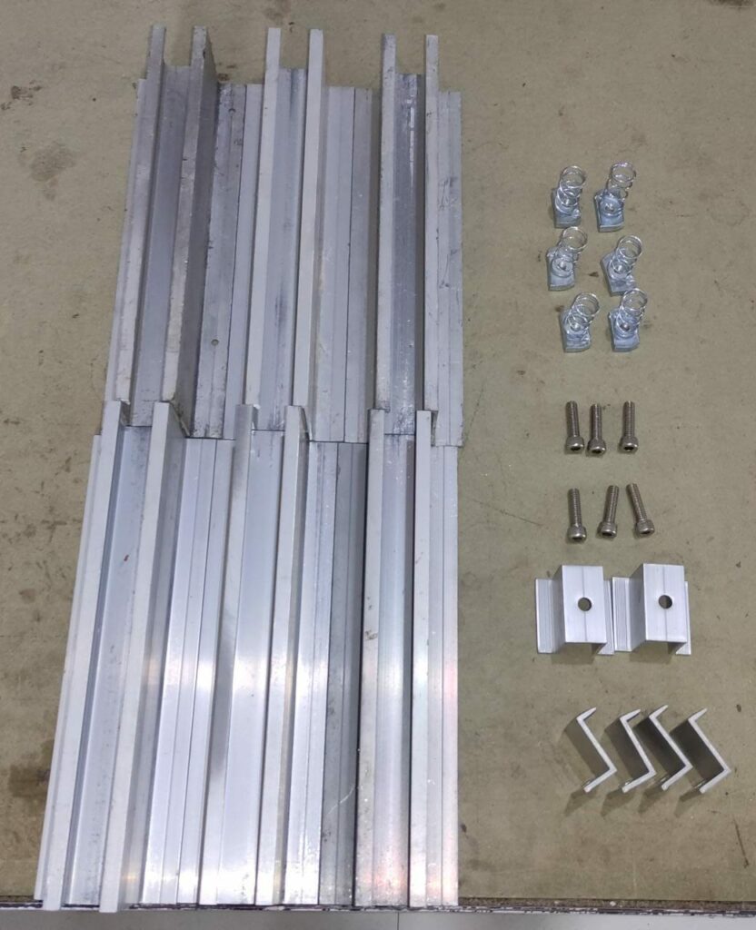 2 Solar Panel Mounting kit with 300mm Micro channels – SuRCLe Solar ...