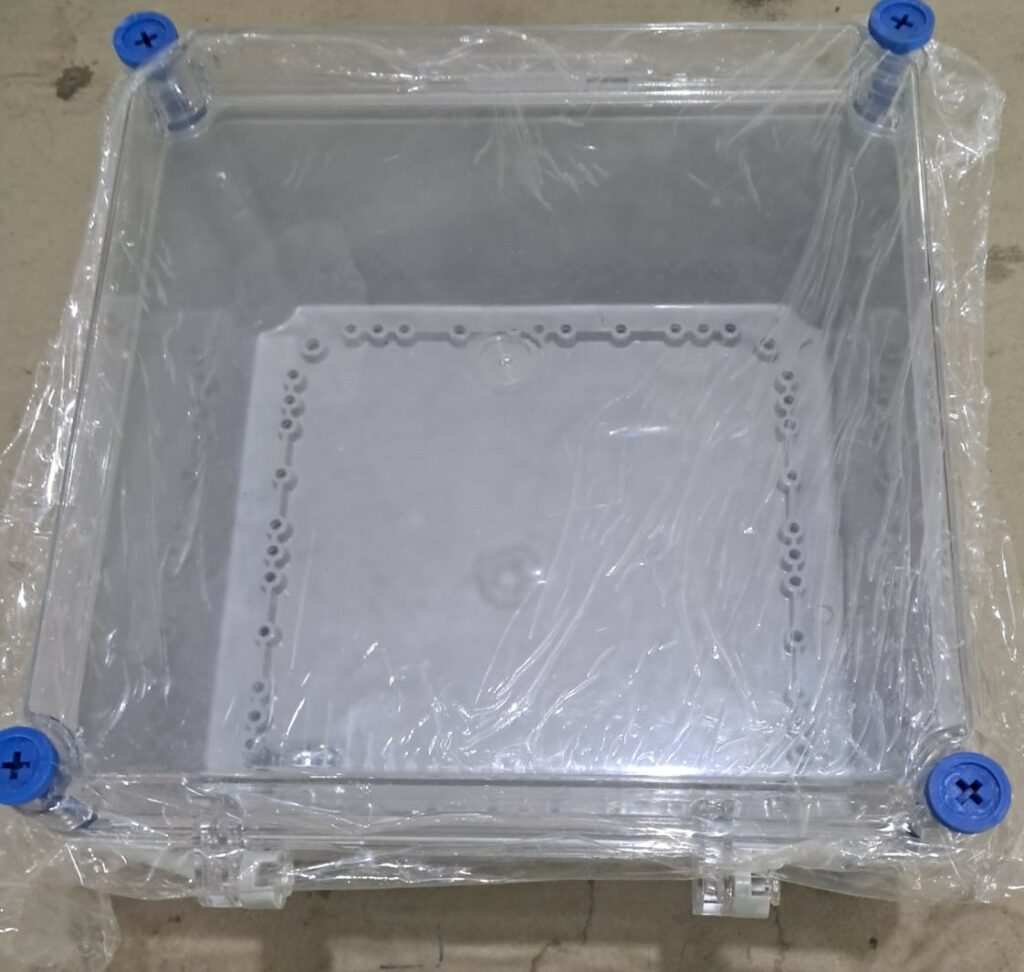 NEW ABS Transparent Tall 300x300x150mm box with Door – SuRCLe Solar ...
