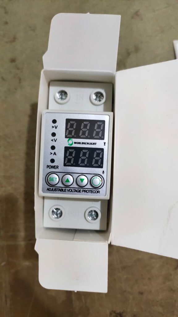 1 Phase 63A 220V Din Rail Adjustable Over Voltage and Under Voltage ...