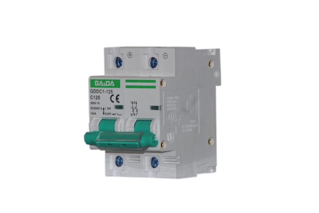 GADA 500V 125A DP DC MCB – SuRCLe Solar Components
